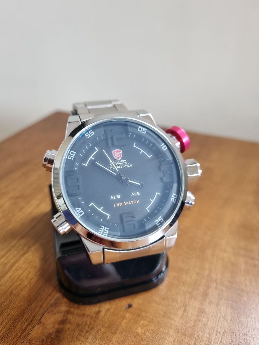 Relógio Shark Sport Watch Ds011s | Relógio Masculino Shark Usado ...
