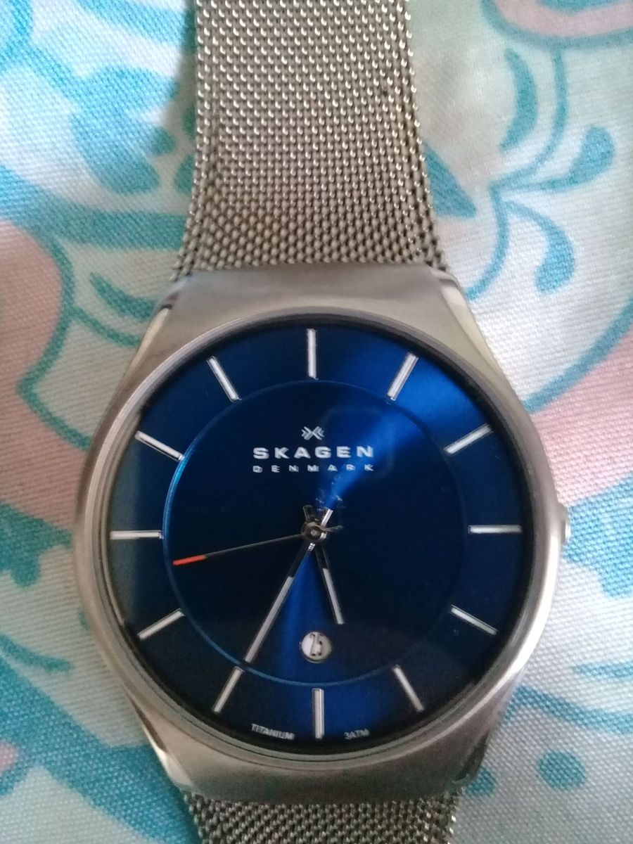 Relogio Skagen Dinamarca | Relógio Masculino Skagen Usado 34614130 | enjoei