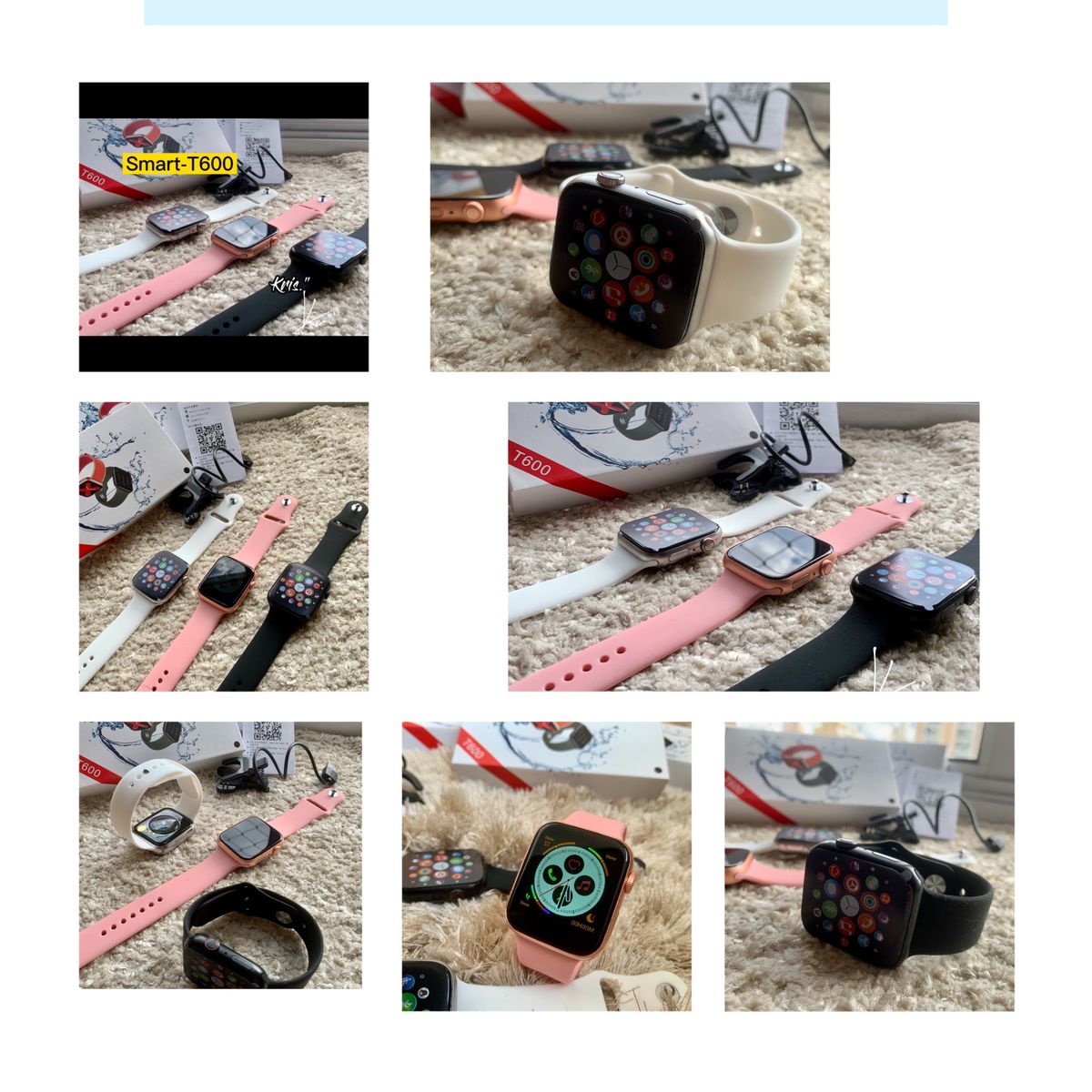 Relógio Smart Watch T600 | Relógio Feminino Smart Watch T600 Nunca ...