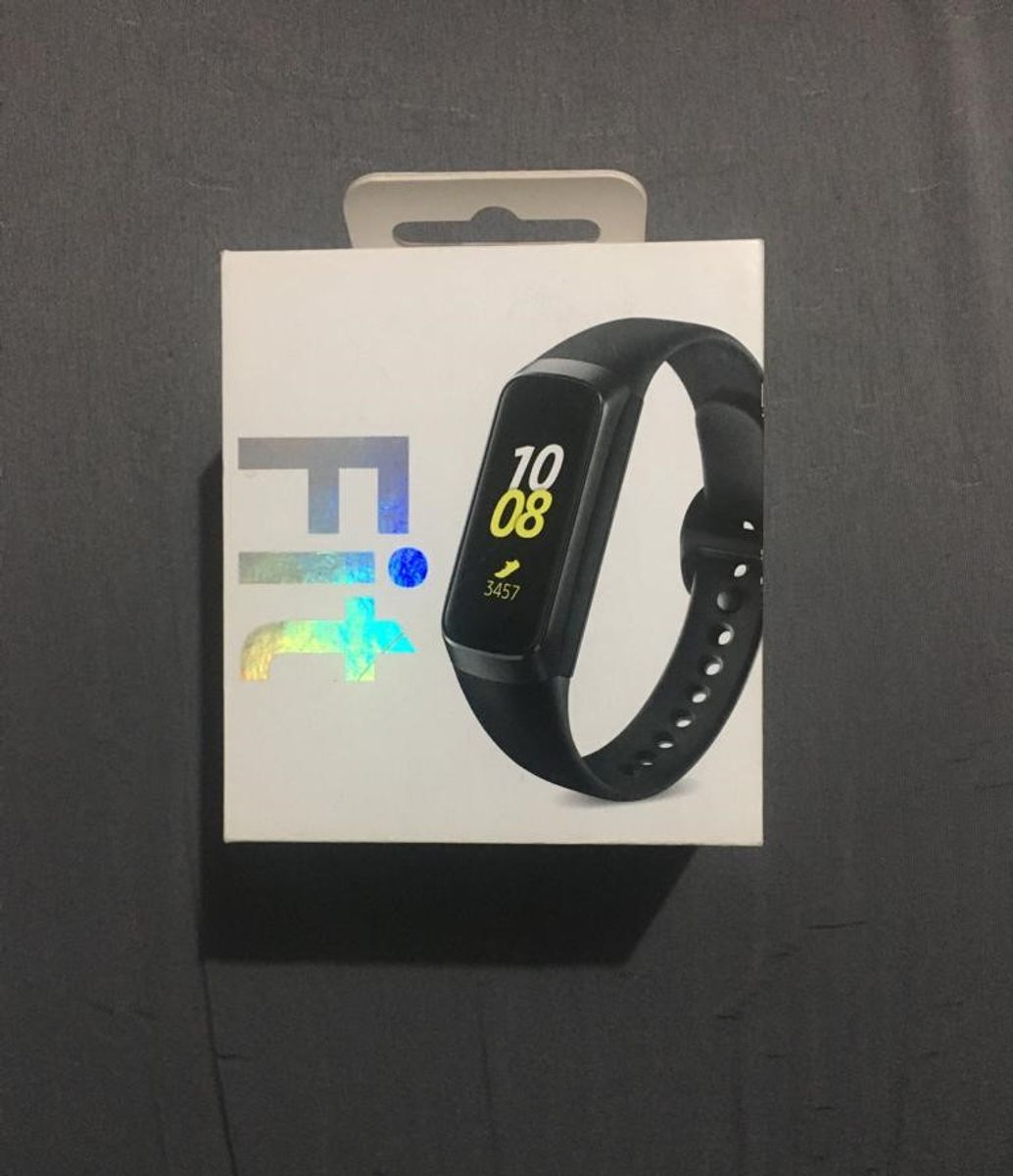 Relógio Smartwatch Samsung Galaxy Fit, Sm-r370, Preto | Samsung Galaxy ...