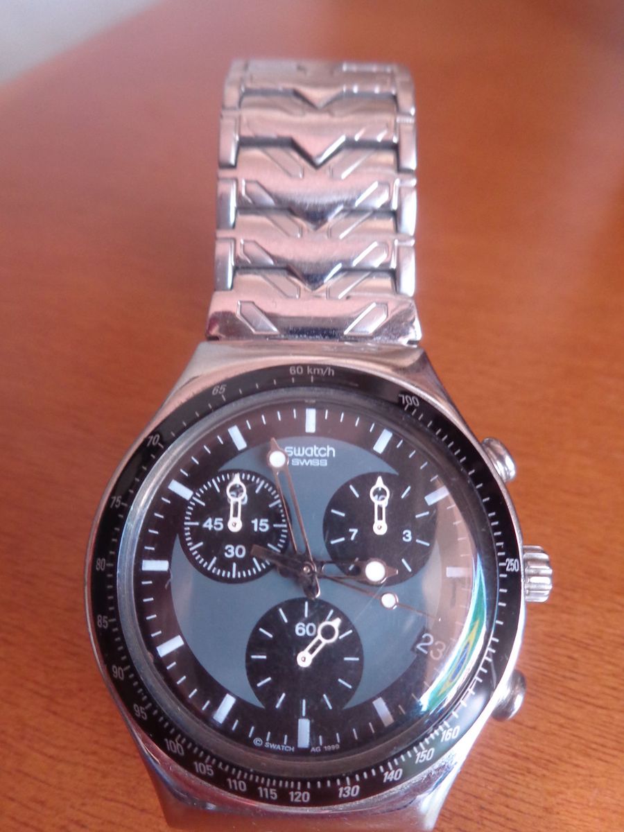 Relógio Swatch Irony Swiss Stainless Steel | Relógio Masculino Swatch ...