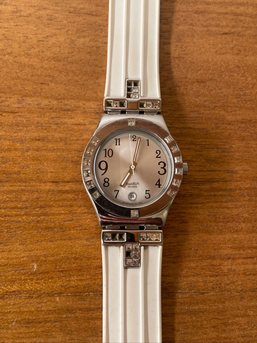Relógio Swatch Modelo Yis430. Original | Relógio Feminino Swatch Usado ...