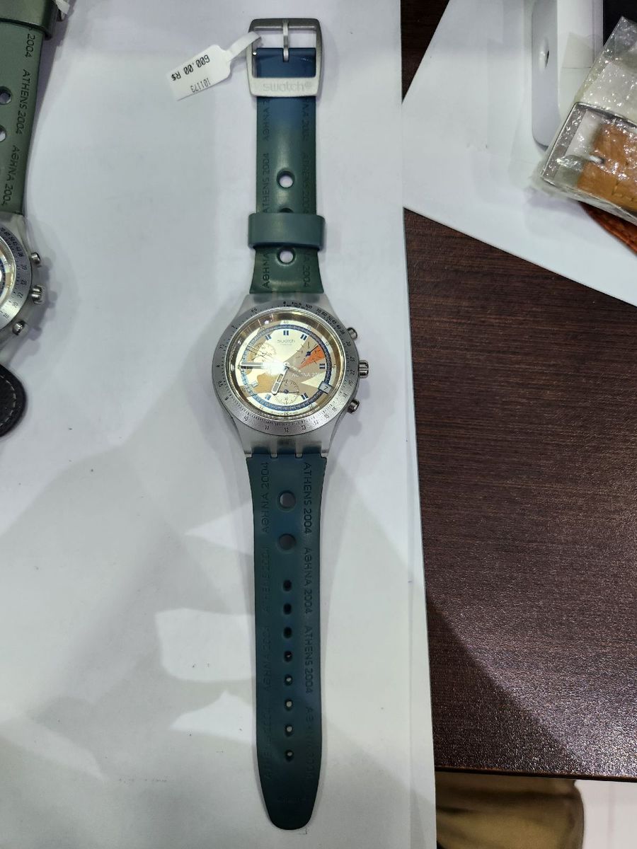 Relógio Swatch Olimpiadas Athenas 2004 | Relógio Masculino Swatch Usado 83973148 | enjoei