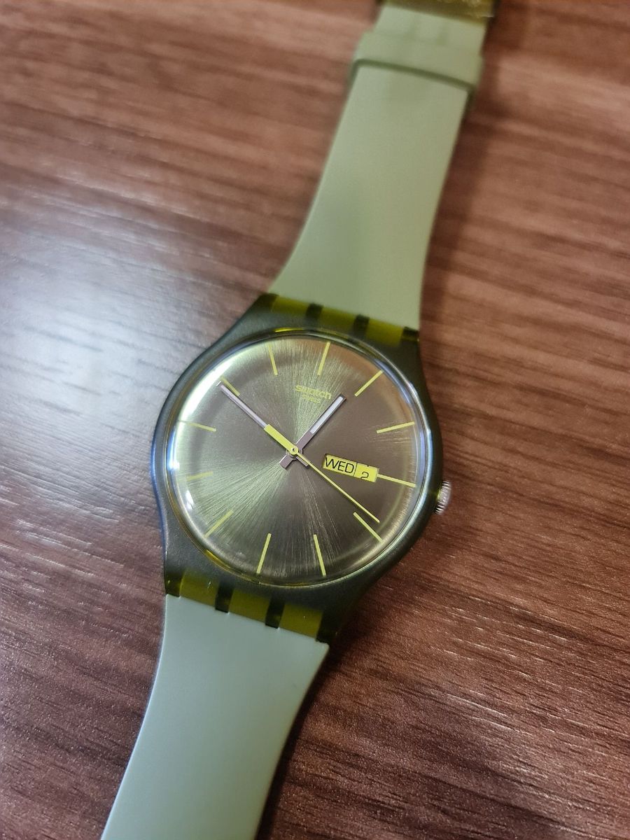 Relógio Swatch Rebel Verde - Unissex | Relógio Masculino Swatch Usado ...