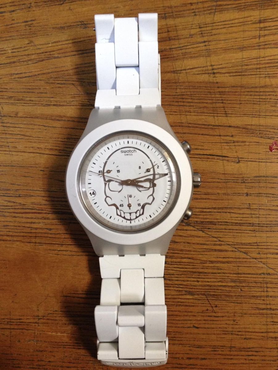Relógio Swatch Skull | Relógio Feminino Swatch Usado 32695543 | enjoei