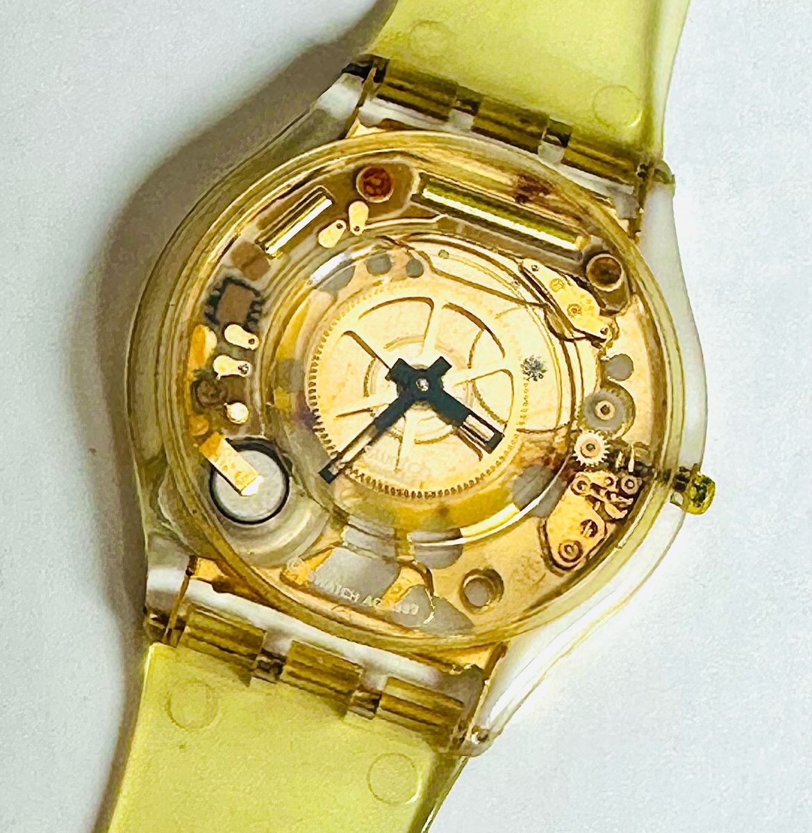 Relógio Swatch Transparente | Relógio Feminino Swatch Usado 80209675 ...