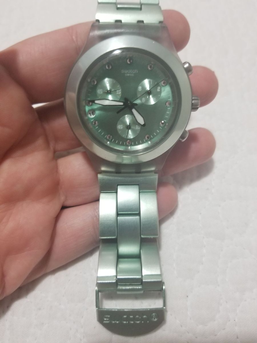 Relógio Swatch Verde Original | Relógio Feminino Swatch Usado 33405690 ...