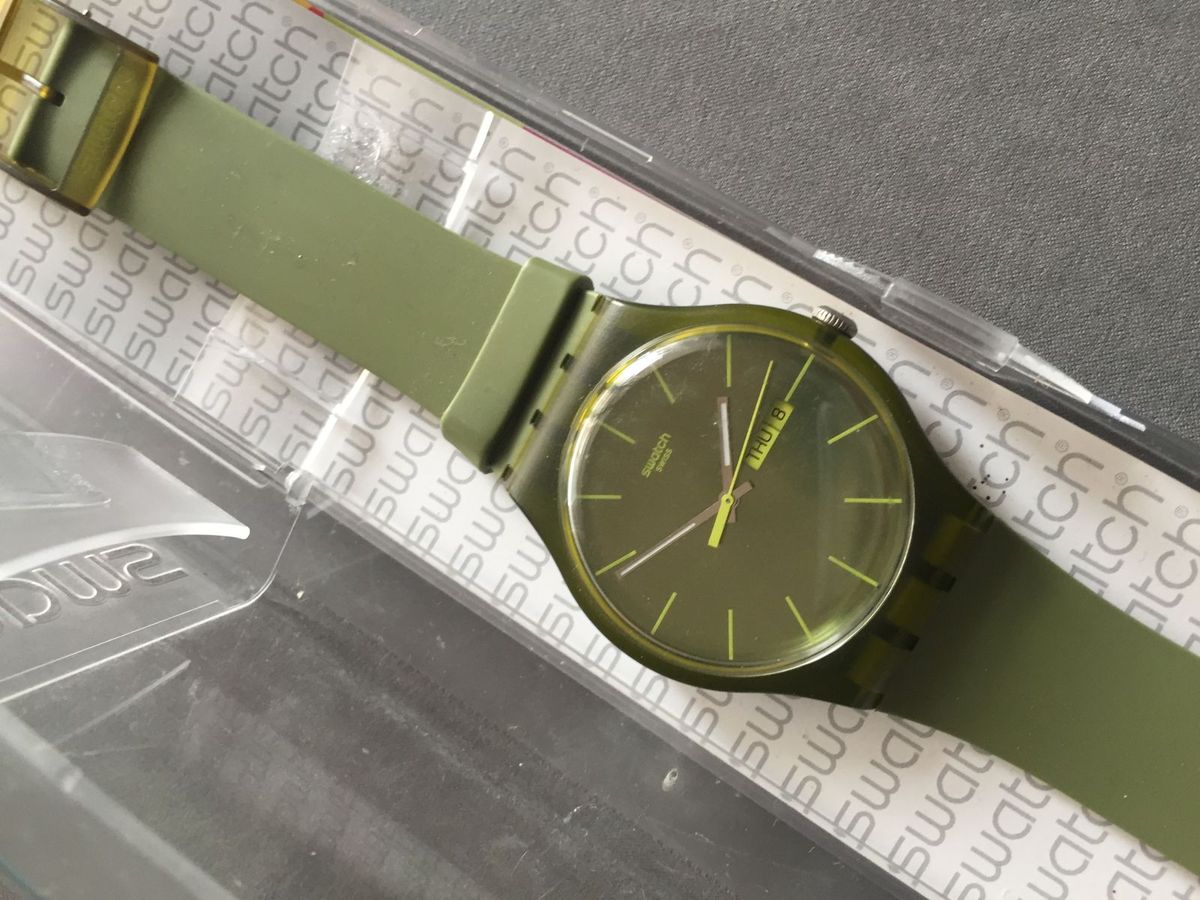 Relógio Swatch Verde | Relógio Feminino Swatch Usado 18561149 | enjoei