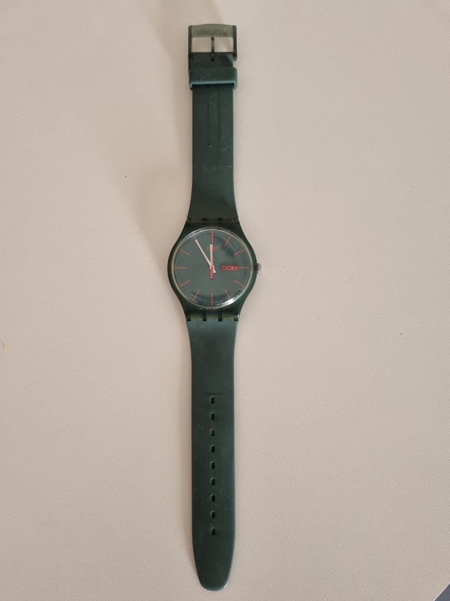 Relógio Swatch Verde | Relógio Masculino Swatch Usado 78872779 | enjoei