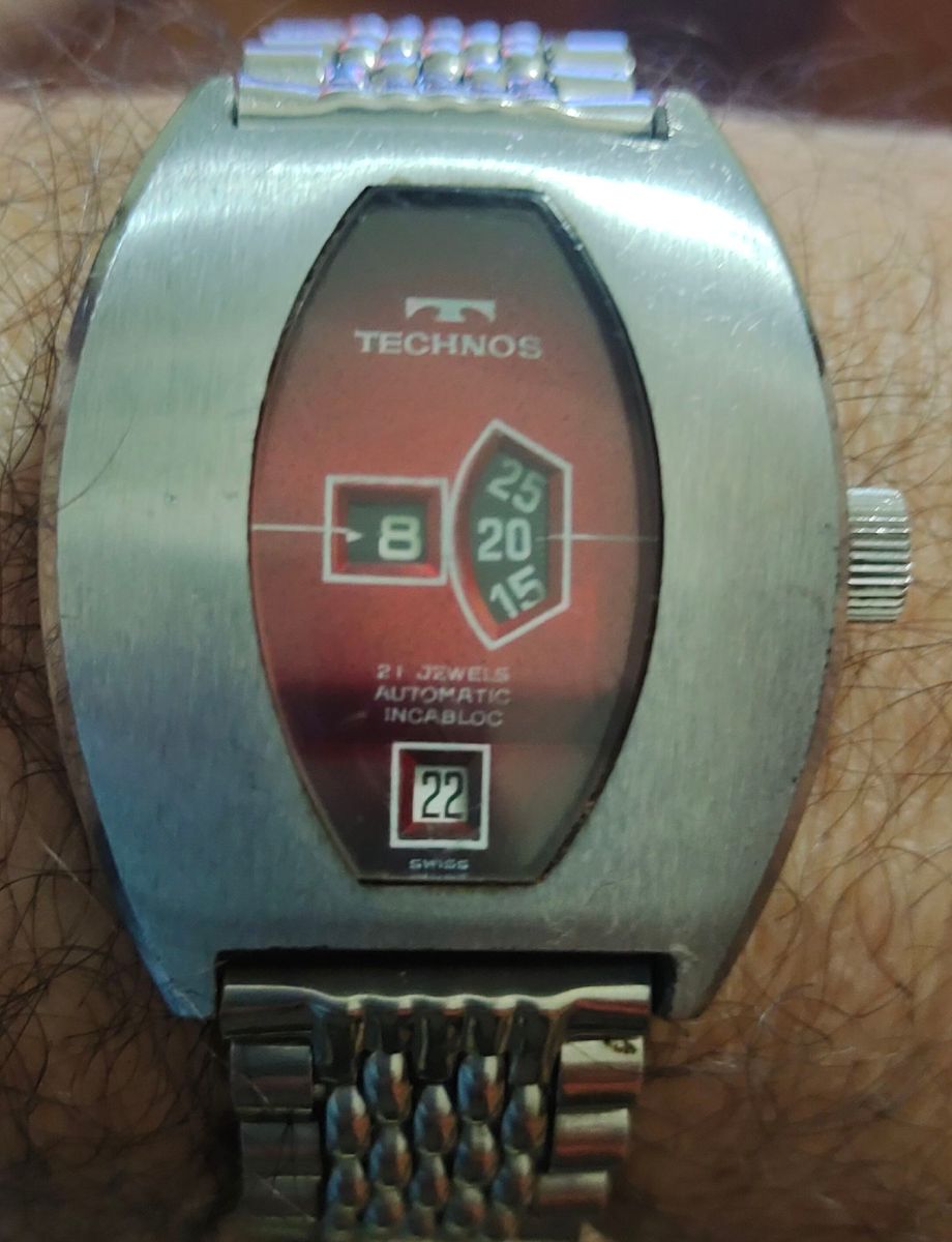 Relógio Technos Automático Jump Digital | Relógio Masculino Technos ...