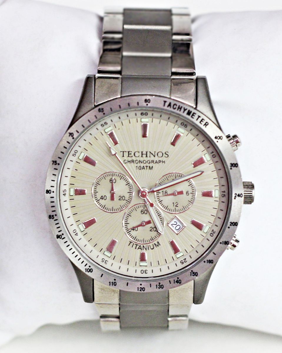 Relógio Technos Classic Titanium | Relógio Masculino Technos Nunca ...