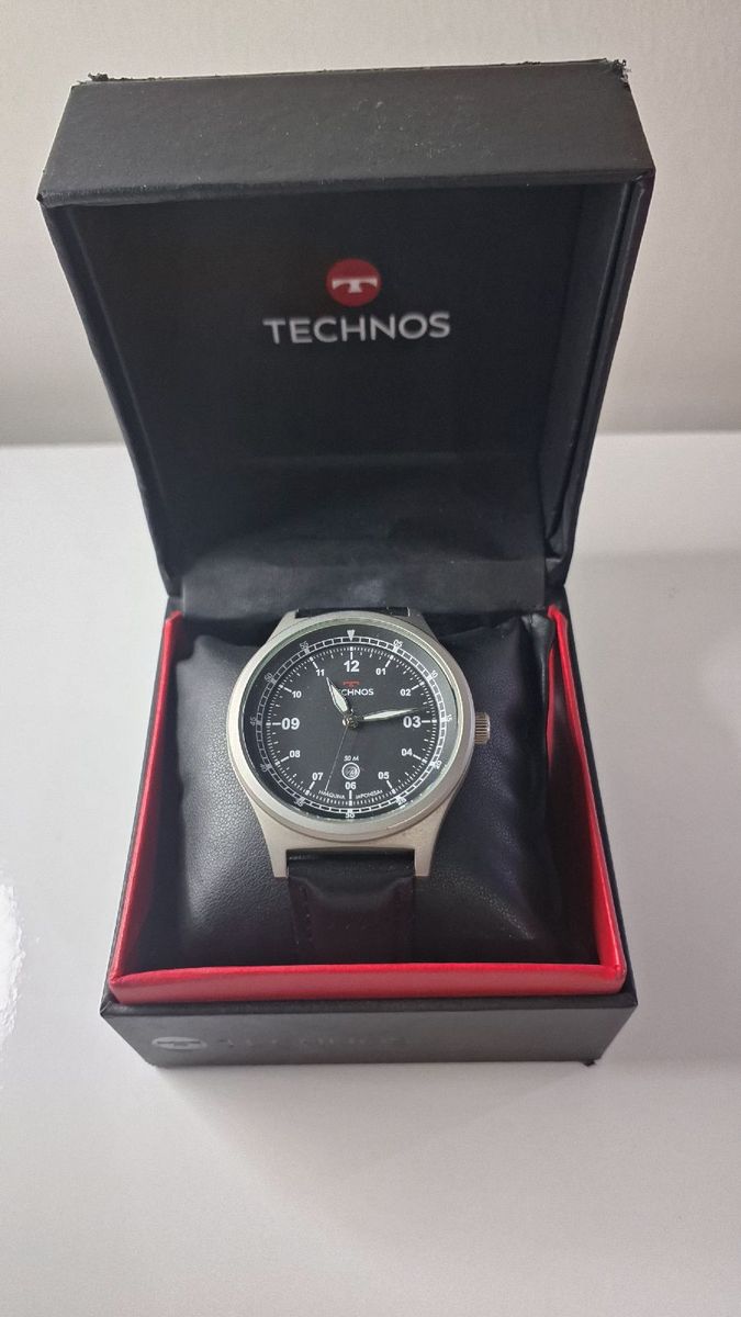 Relógio Technos Militar 5 Atm Maquina Japonesa Excelente Qualidade | Relógio Masculino Technos ...