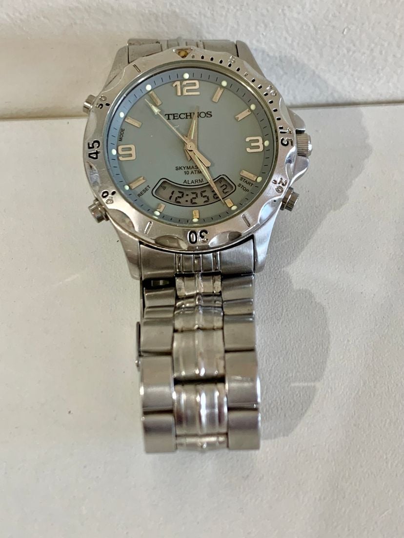 Relógio Technos Skymaster T205 Tec426 Zf Mao Am | Relógio Masculino Technos Usado 69067715 | enjoei
