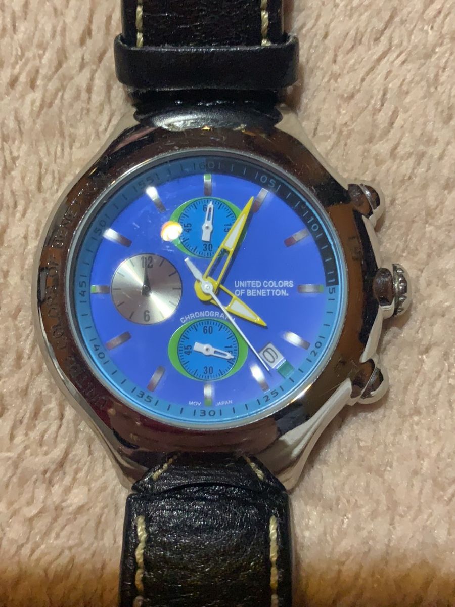 Relógio United Colors Of Benetton- Raríssimo | Relógio Masculino United ...