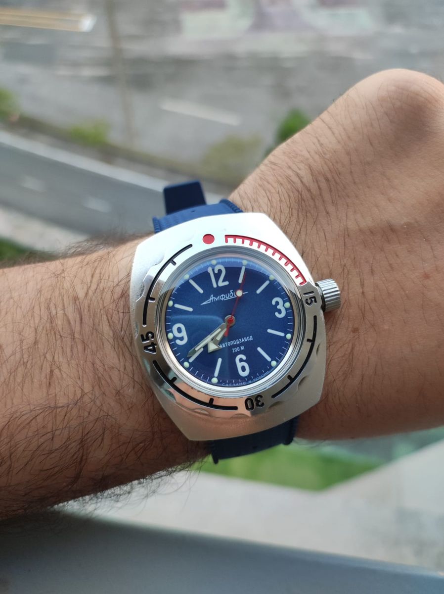 Relógio Vostok Amphibia - Russo - Automático - 200m | Relógio Masculino Vostok Usado 83794206 ...