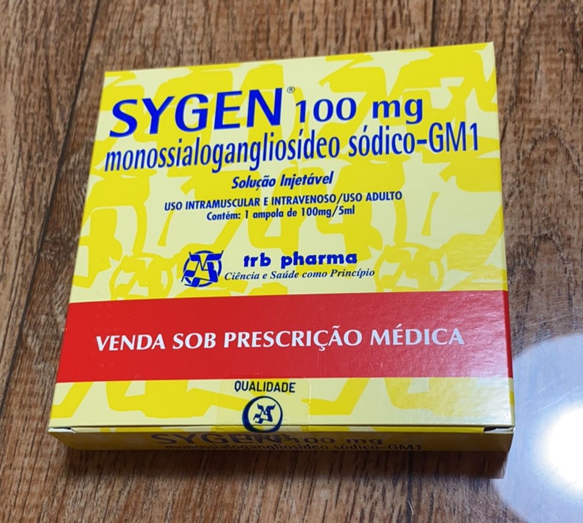 Remedio Sygen 100 Mg Solução Injetável | Item p/ Pet Trb Pharma Nunca ...
