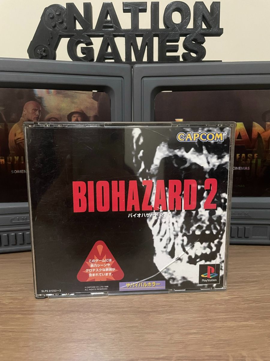 Resident Evil 2 (biohazard) - Playstation 1 - Original Japonês | Jogo ...