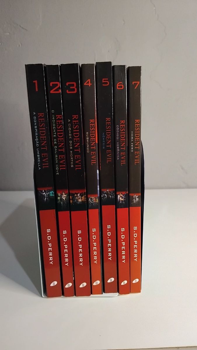 Resident Evil Os 7 Livros Completo | Livro Editora Benvira Usado ...