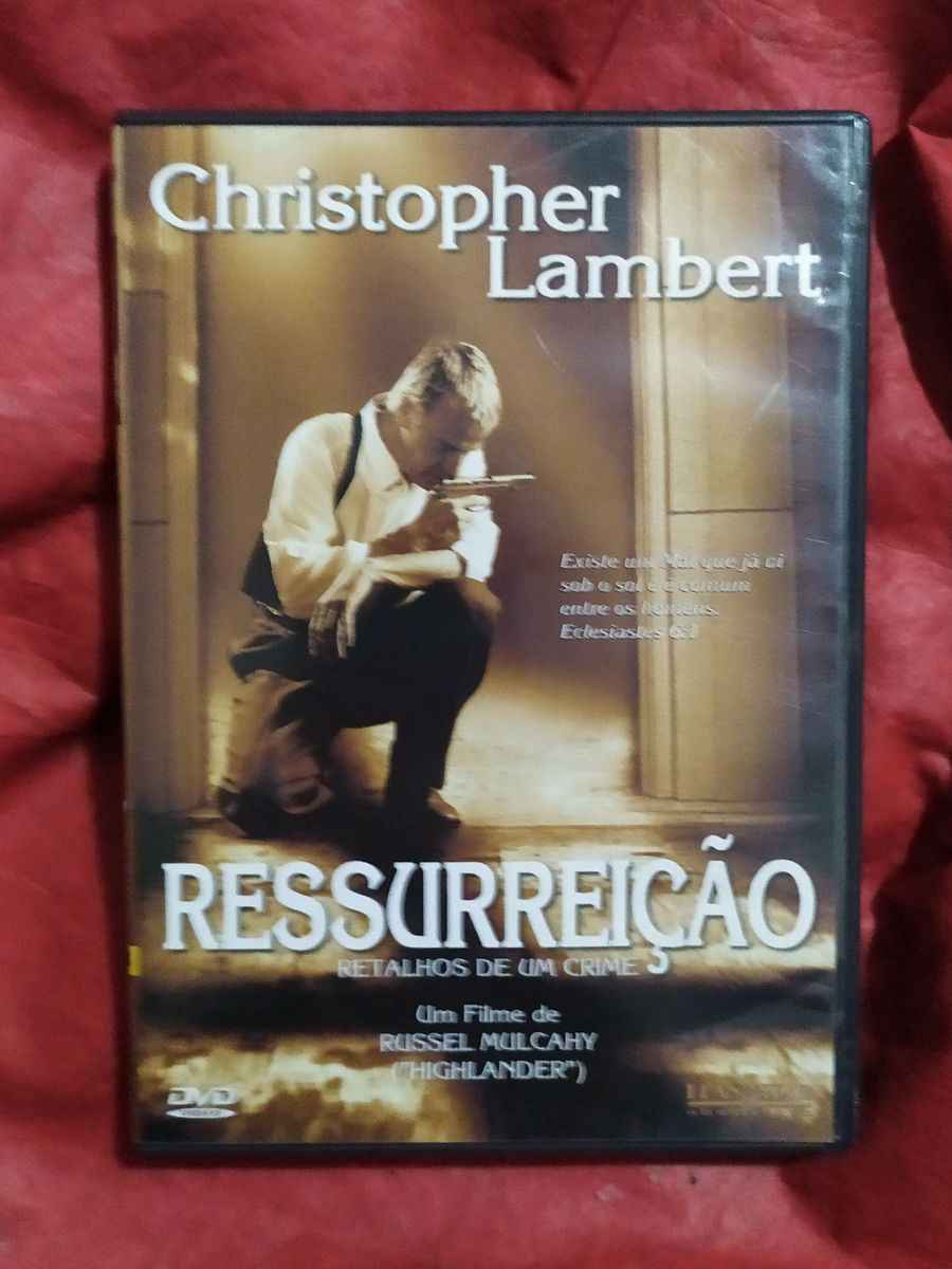 Ressurreição Christopher Lambert | Filme e Série Dvd Usado 75142492 ...