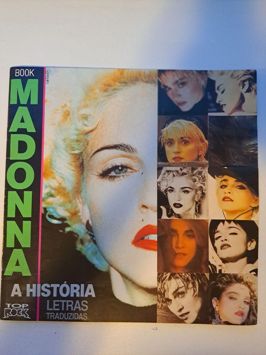 Revista Madonna Letras Traduzidas | Livro Top.Rock Usado 82780067 | enjoei