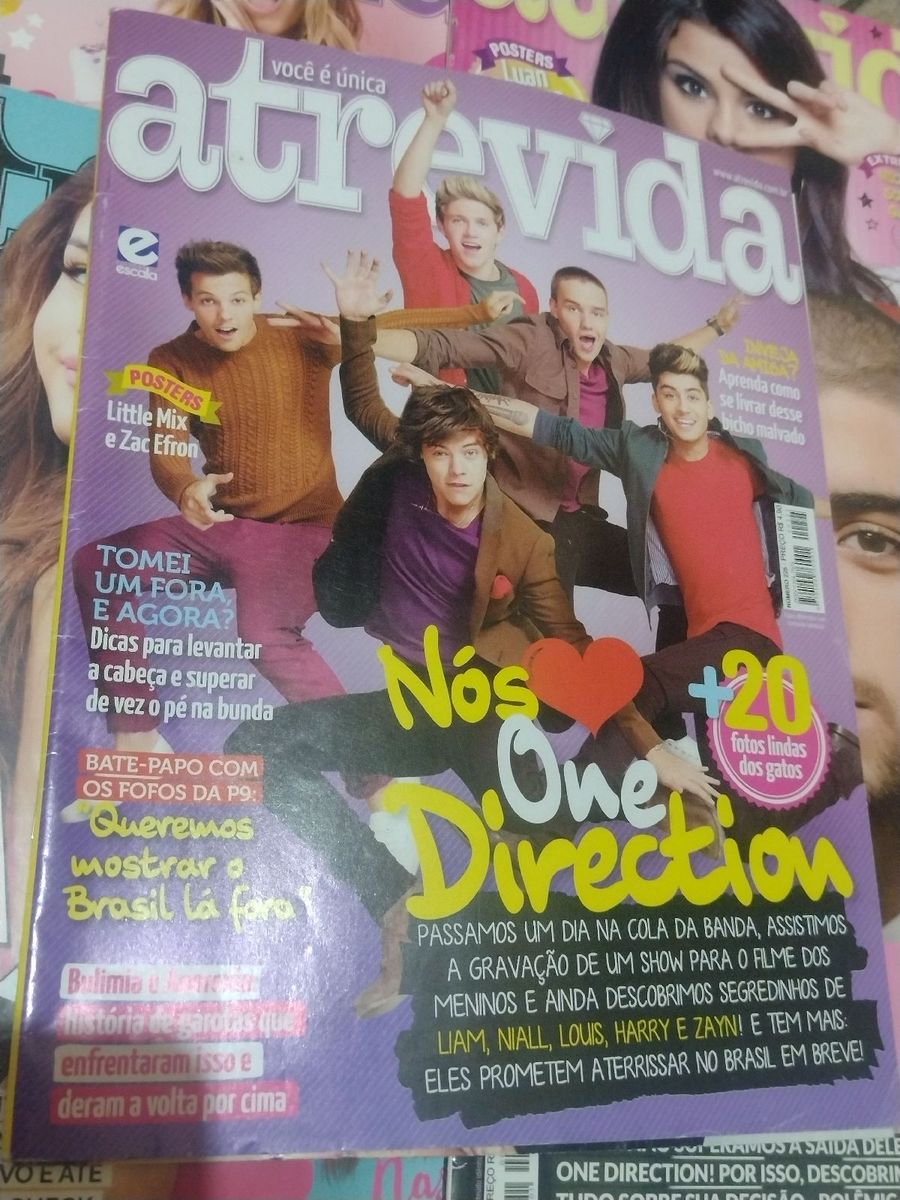 Revista Atrevida - One Direction | Item de Papelaria Editora Escala ...