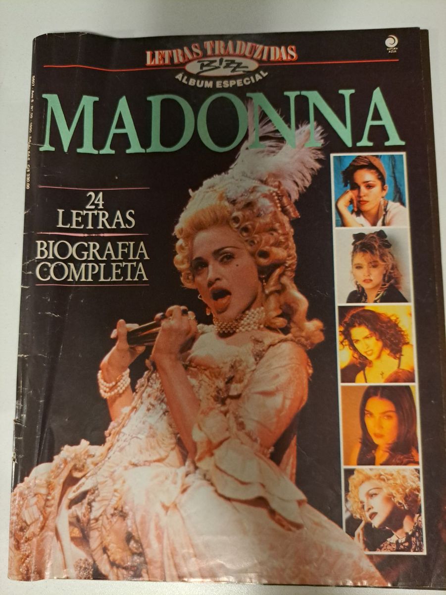 Revista Bizz Madonna Album Especial Letras Traduzidas | Livro Revista Bizz Usado 82780704 | enjoei