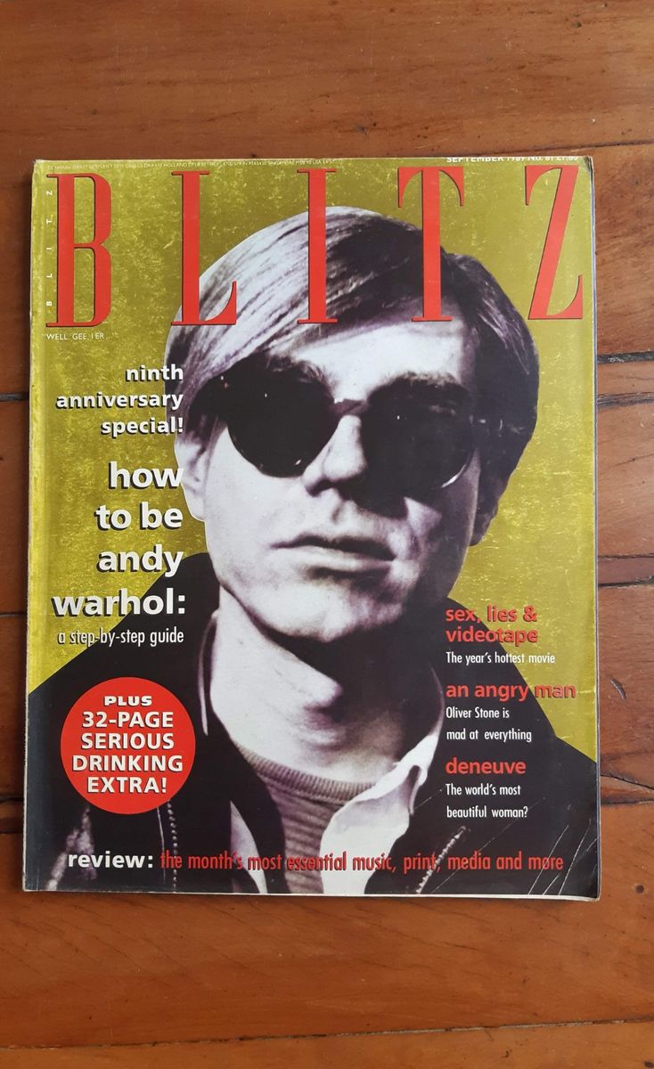 Revista Blitz - Edição Histórica (1989) com Andy Warhol | Livro Blitz ...