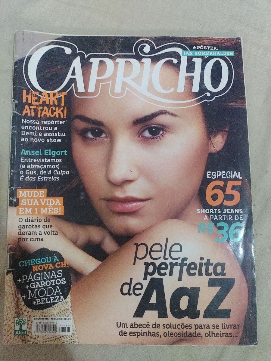 Revista Capricho, Capa Demi Lovato. | Livro Capricho Usado 81322928 ...