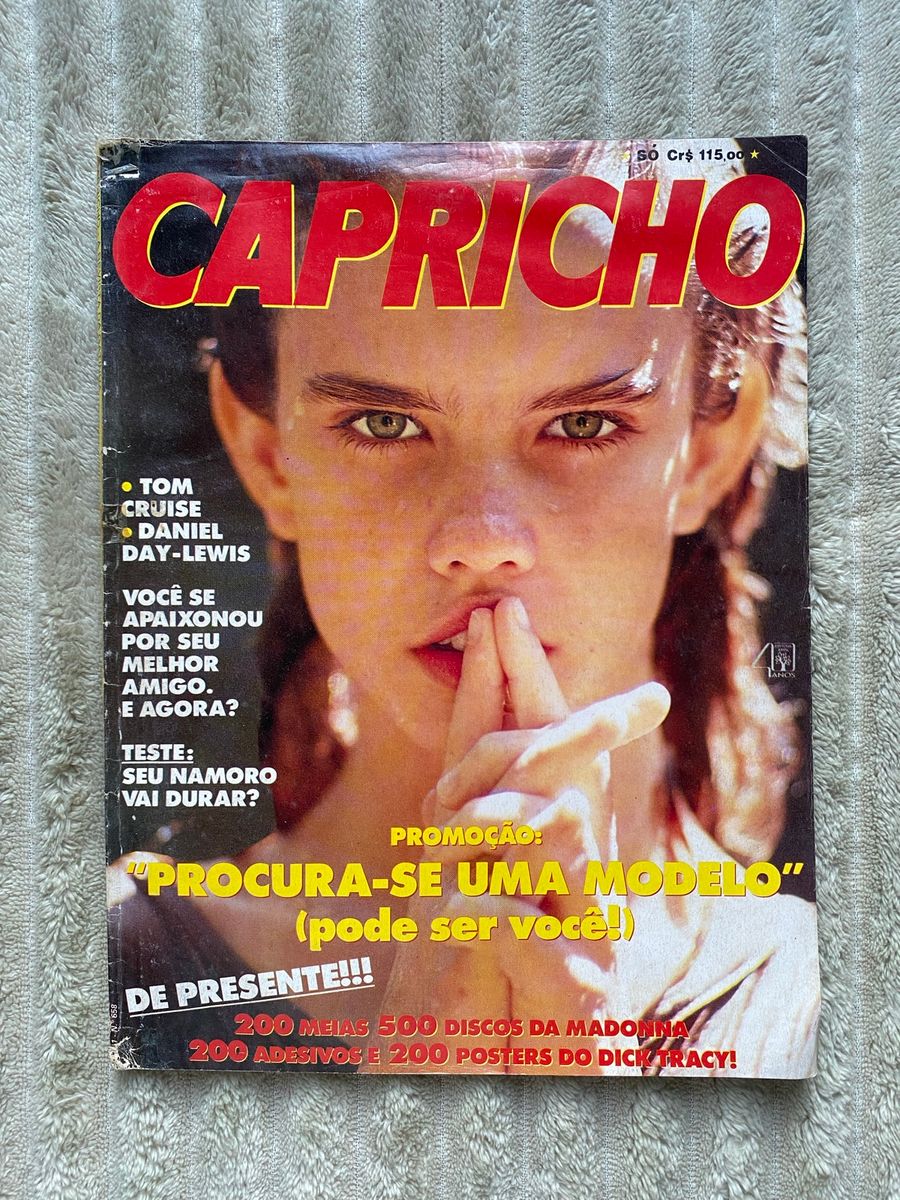 Revista Capricho com Tom Cruise, Mauricio Mattar, Édson Celular,sinead ...