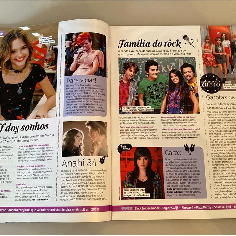 Revistas De Fofoca Revista Capricho Número 1108. Capa Taylor Swift.