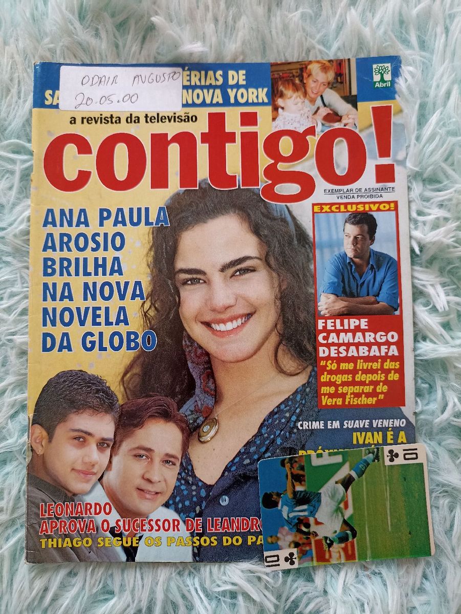 Revista Contigo C/ Ana Paula Arósio, Leandro e Leonardo, Deborah Secco ...