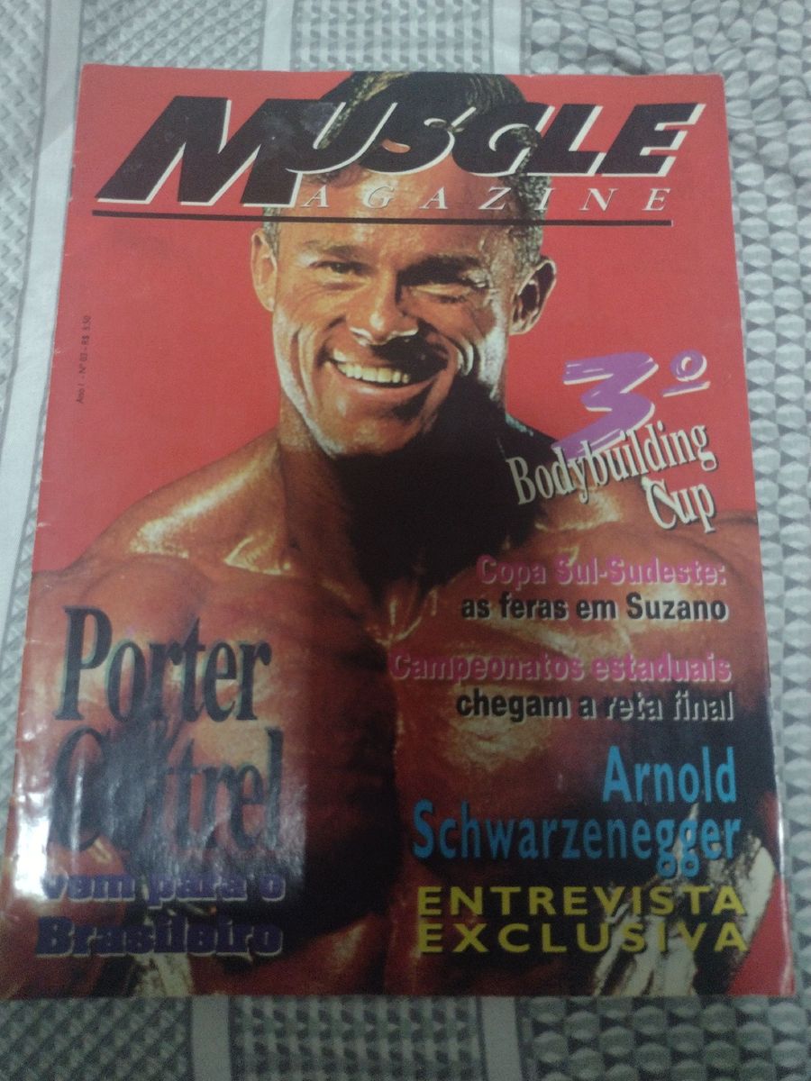 Revista de Musculação Muscle Magazine Arnold Schwarzenegger | Item de ...