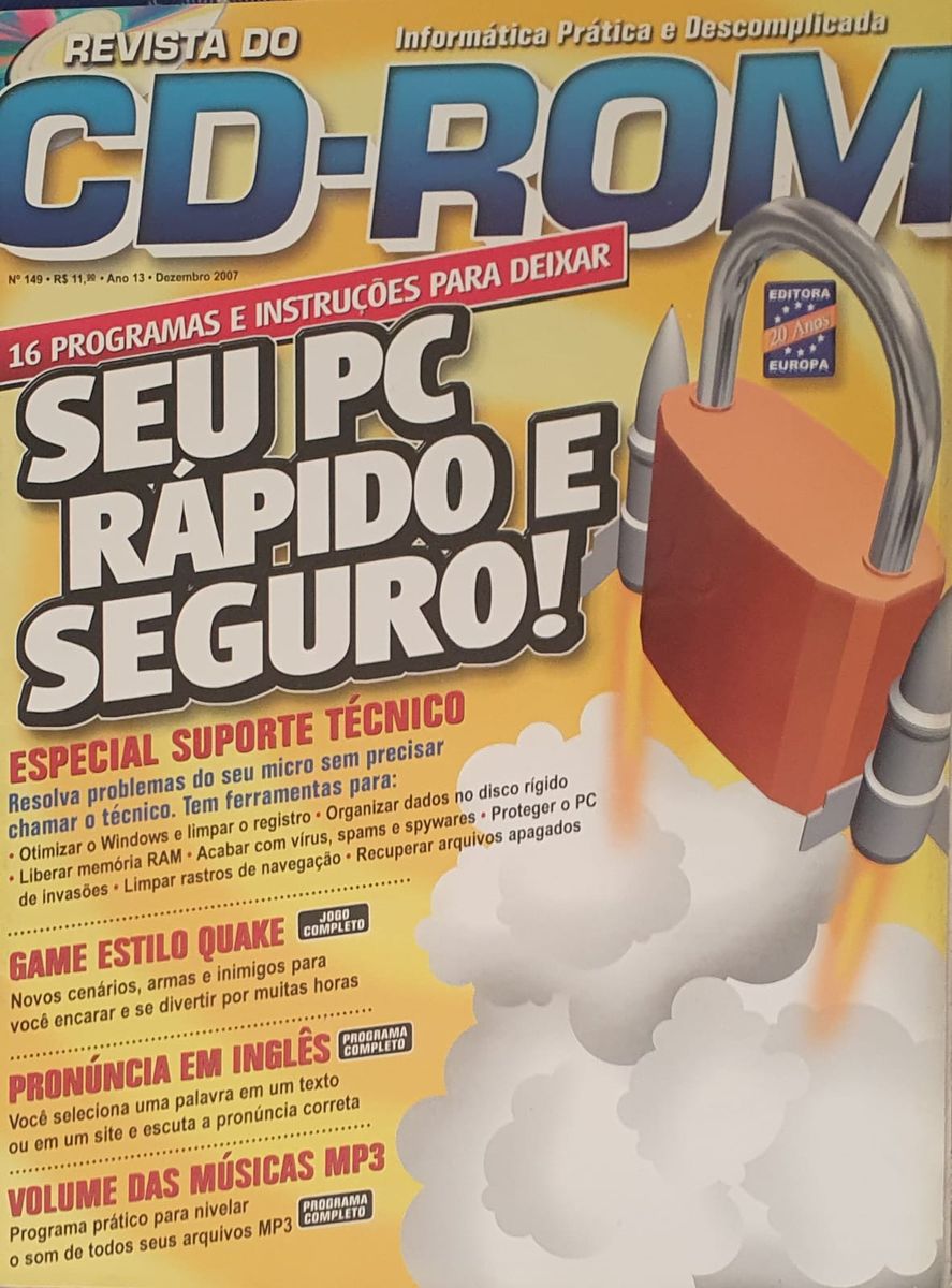 Revista do Cd Rom e Dvd Rom (vários Exemplares Mais de 150) | Livro ...