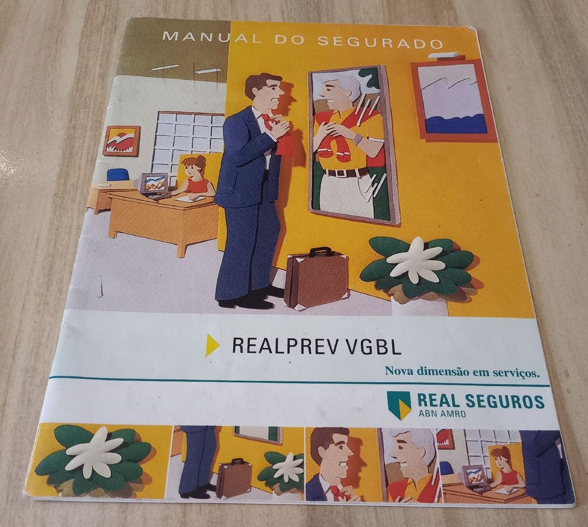Revista do Segurado *extinto Banco Real | Produto Masculino Abn Amro ...