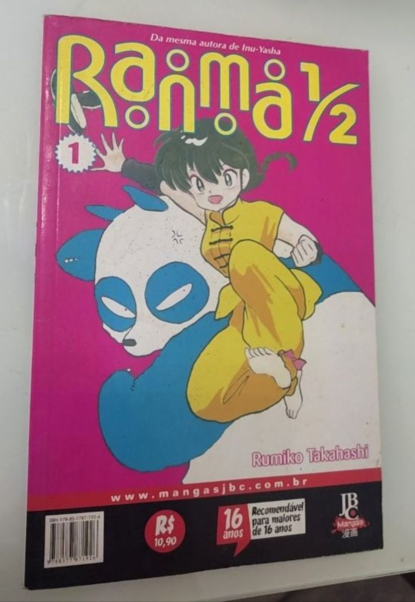 Revista em Quadrinhos Ranma 1/2. Mangá. Volume 1 | Produto Masculino Editora Jbc Usado 95819731 ...