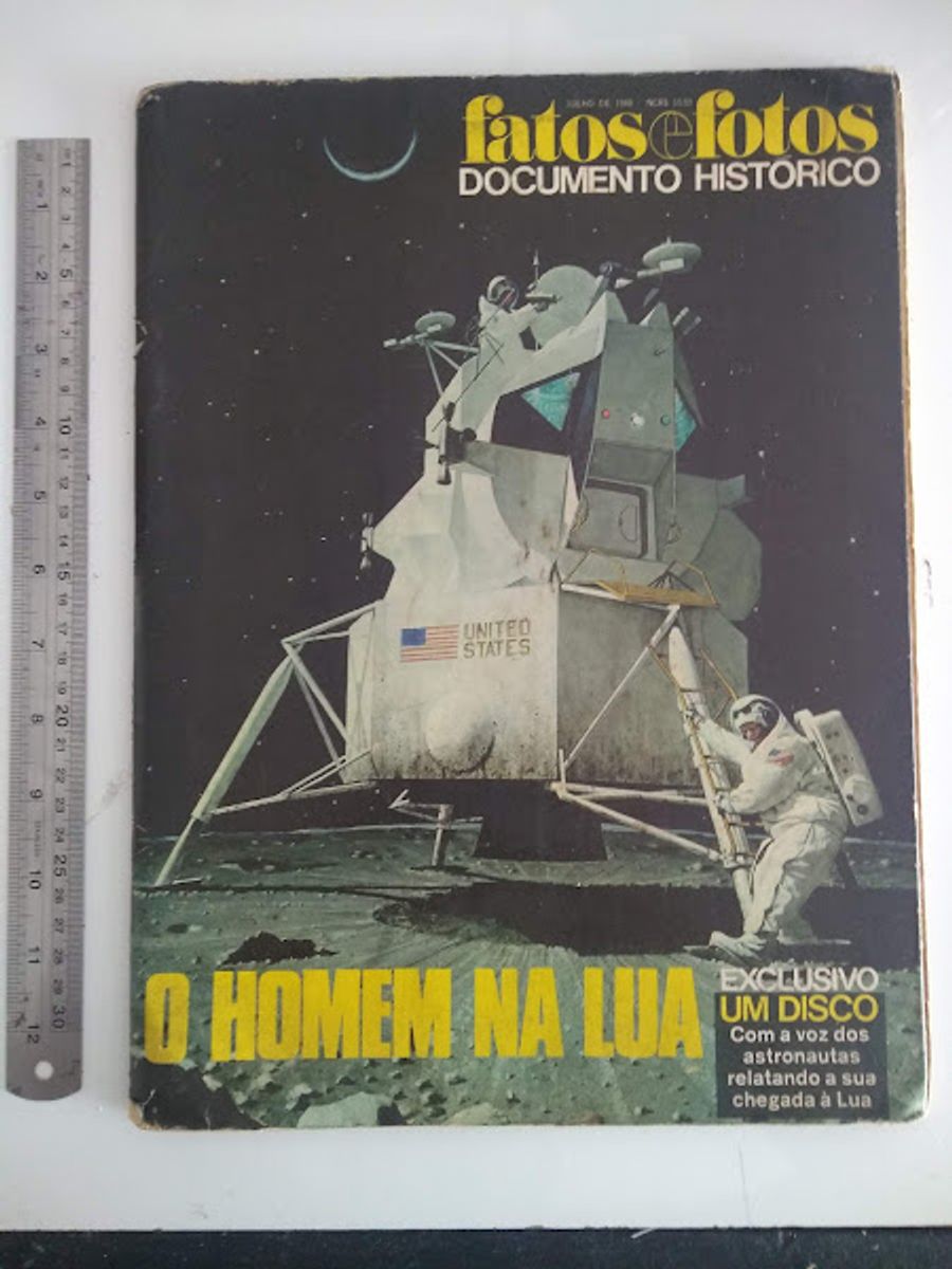 Revista Fatos & Fotos O Homem Na Lua | Livro Usado 75409528 | enjoei
