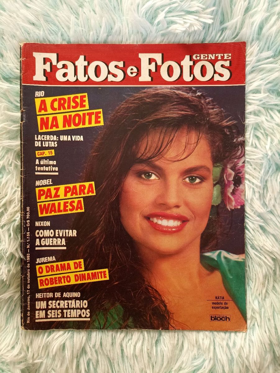 Revista Fatos e Fotos com Modelo Kátia, Cristina Onassis,rosemary, Margaret Rose, Zilda Mayo ...