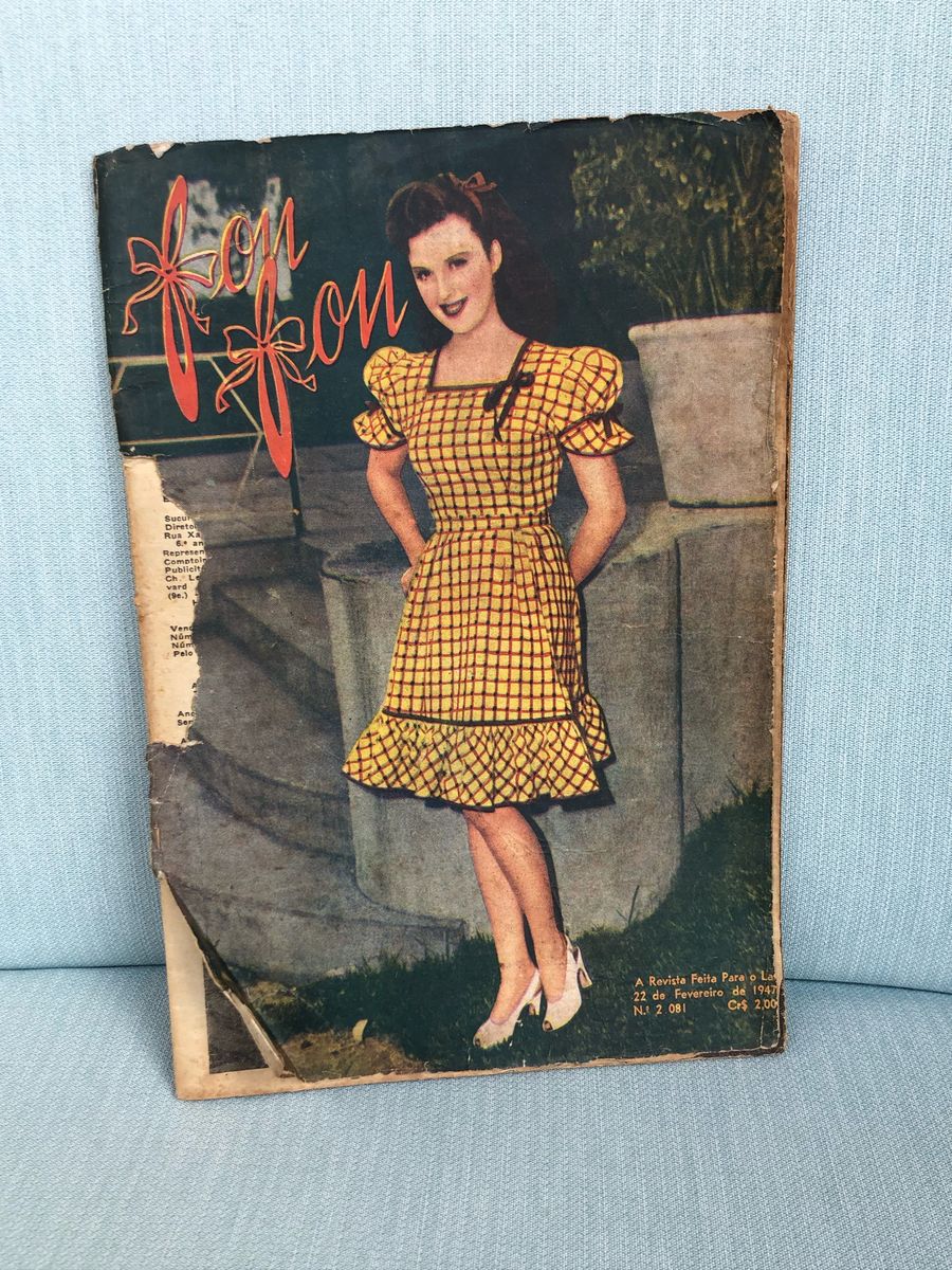 Revista Fon Fon | Móvel de Antiquário Fon Fon Usado 64691686 | enjoei