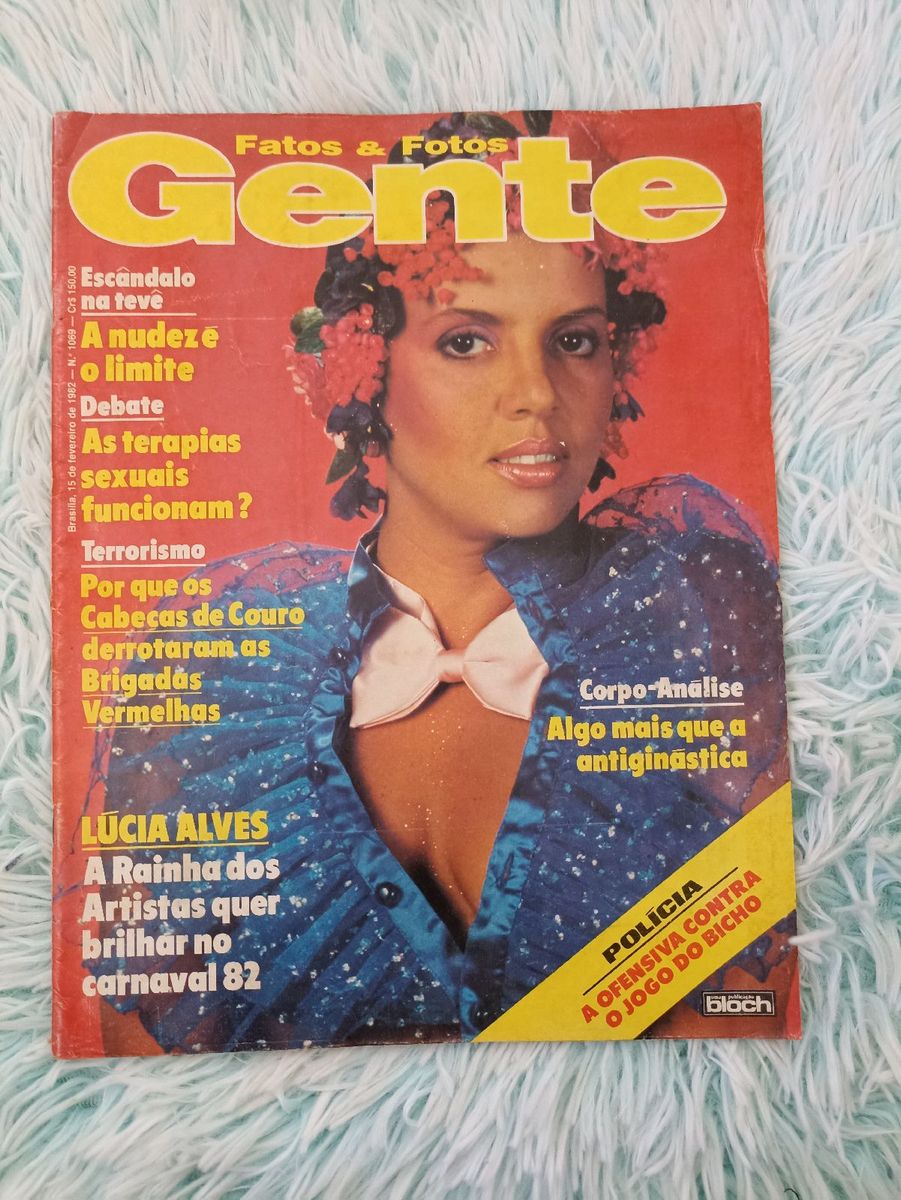 Revista Foto de Fotos C/ Lady Di, Lúcia Alves, Luiza Brunet, Ieda ...