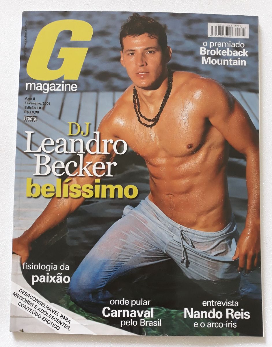 Revista G Magazine Dj Leandro Becker | Livro G Magazine Nunca Usado 74008486 | enjoei