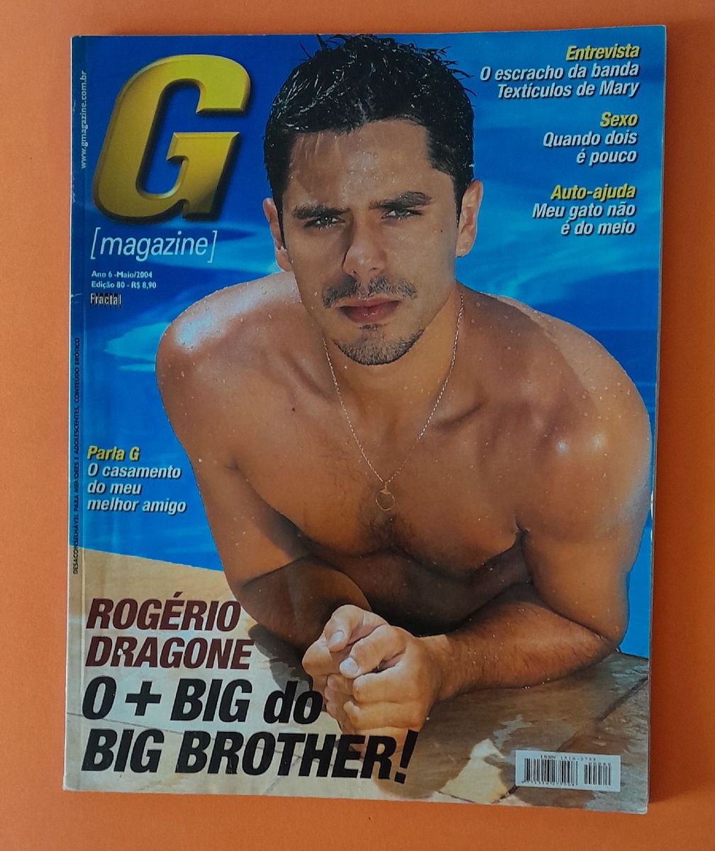 Revista G Magazine Rogério Dragone | Livro G Magazine Nunca Usado ...