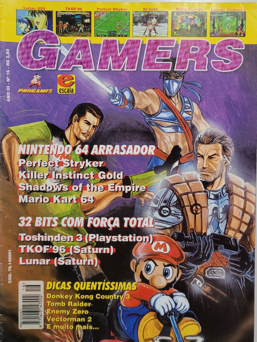 Revista Gamers 16 | Livro Escala Usado 72302310 | enjoei