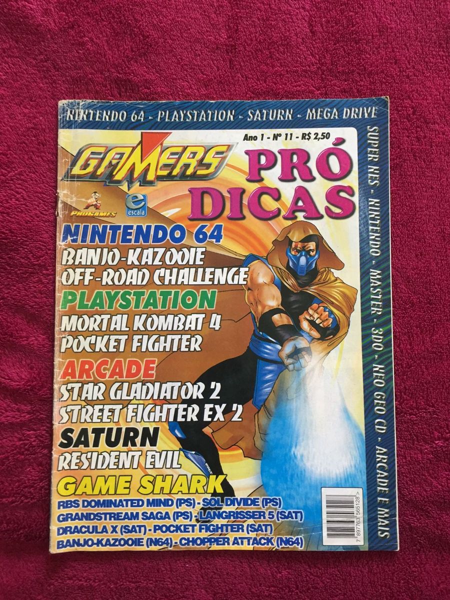 Revista Gamers Pró Dicas Ano 1 Número 11 | Livro Editora Escala Usado ...