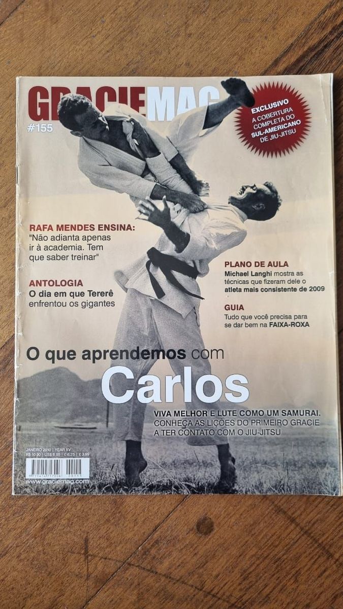 Revista Gracie Mag N° 155. Conta Um Pouco da História do Grão Mestre ...