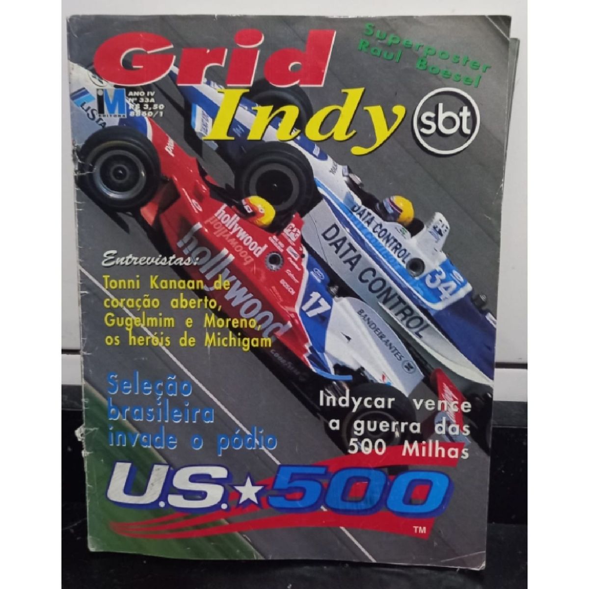 Revista Grid Indy + Poster | Livro Fórmula Indy Usado 72865662 | enjoei