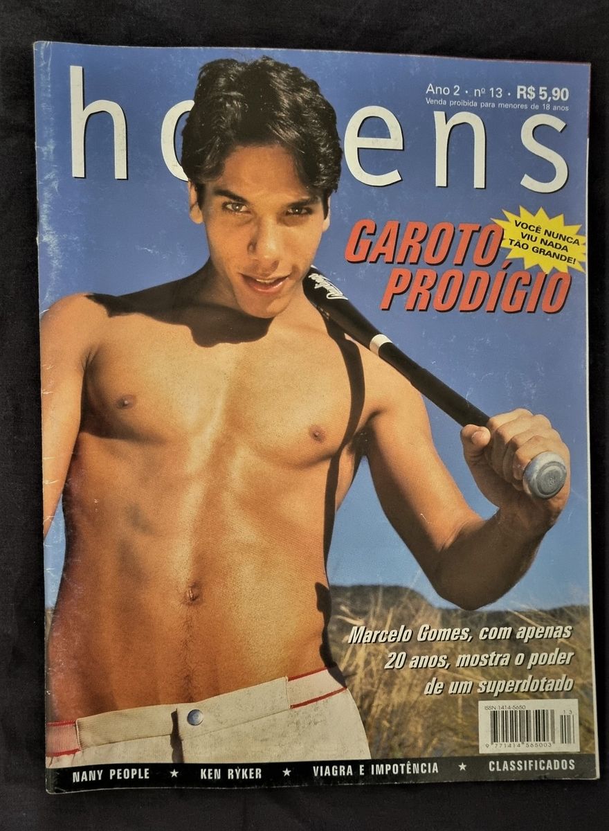 Revista Homens Marcelo Gomes | Livro Homens Usado 74927234 | enjoei