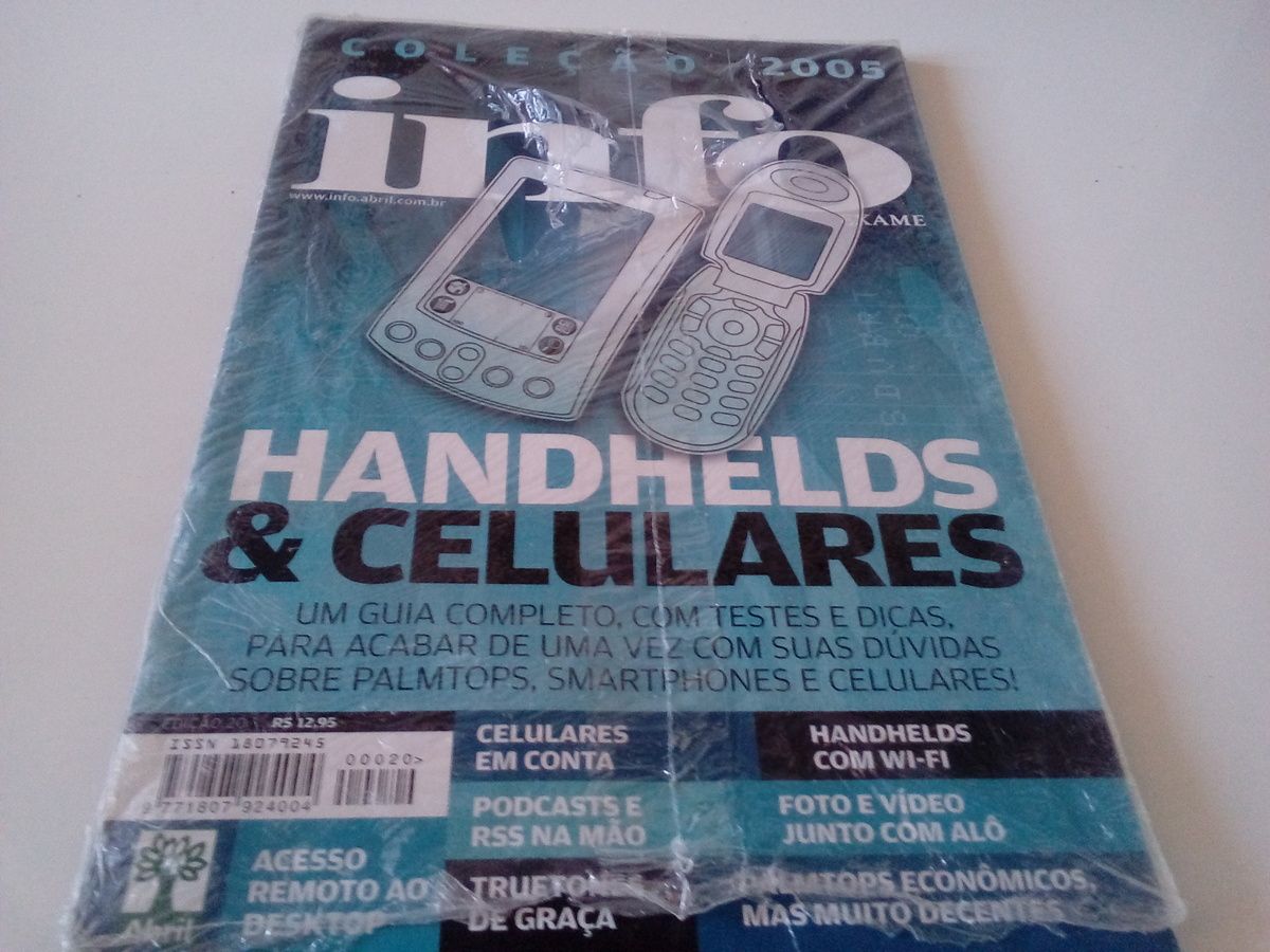 Revista Info Exame N° 20 Handhelds & Celulares / Guia Completo | Livro ...