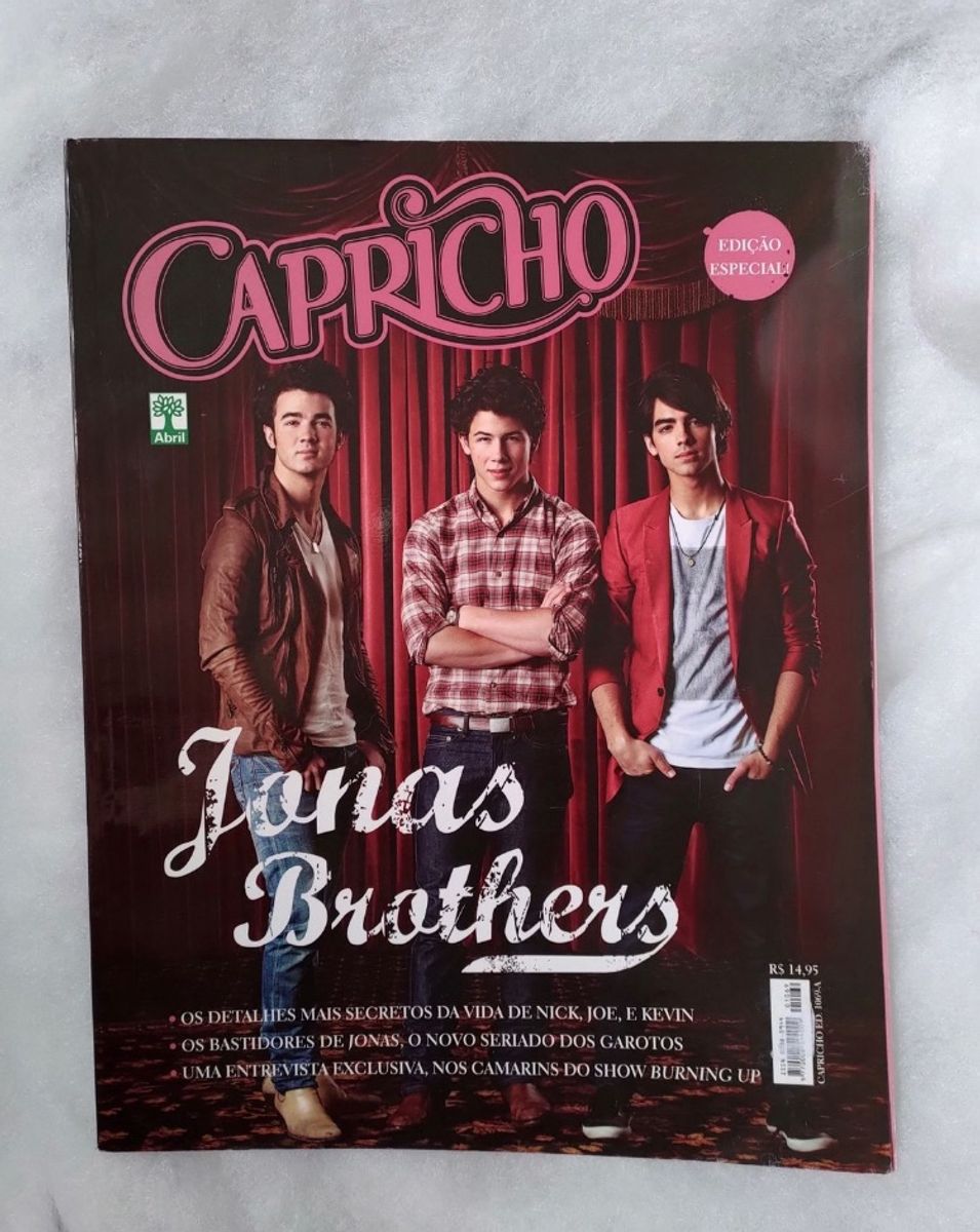 Revista Jonas Brothers Edição Especial | Livro Capricho Usado 79499159 ...