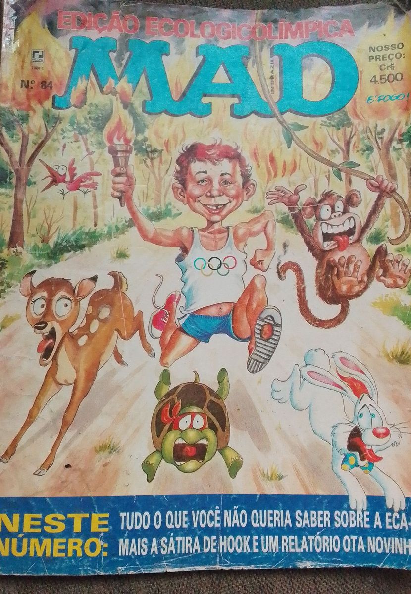 Revista Mad 84 | Livro Record Usado 106818151 | enjoei