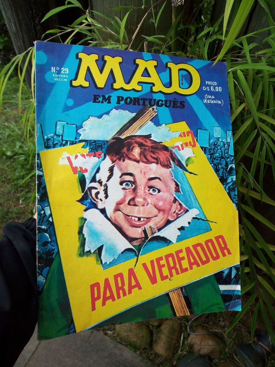 Revista Mad Antiga N 29 em Português | Cacareco Mad Usado 105806430 | enjoei
